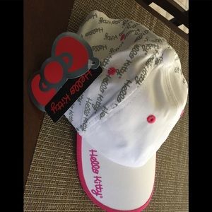 Hello Kitty | Accessories | New Hello Kitty Cap Hat Adjustable Back ...